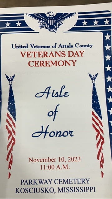 Video/photos: 2023 Aisle of Honor Ceremony - BreezyNews.com - Kosciusko ...