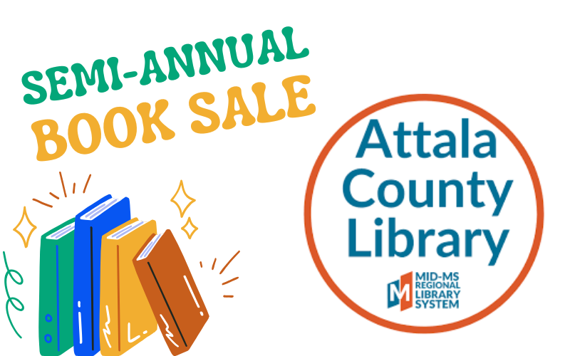 Attala County Library Semi Annual Book Sale - BreezyNews.com - Kosciusko News 24/7