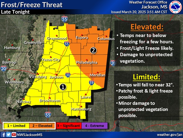 Freeze Warning Friday for This Area - BreezyNews.com - Kosciusko News 24/7