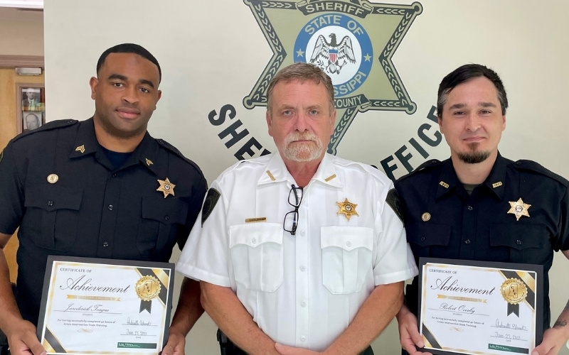 Teague and Overby Earn Crisis Intervention Training Certification ...