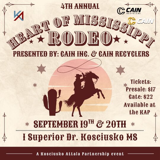 Heart of Mississippi Rodeo - BreezyNews.com - Kosciusko News 24/7